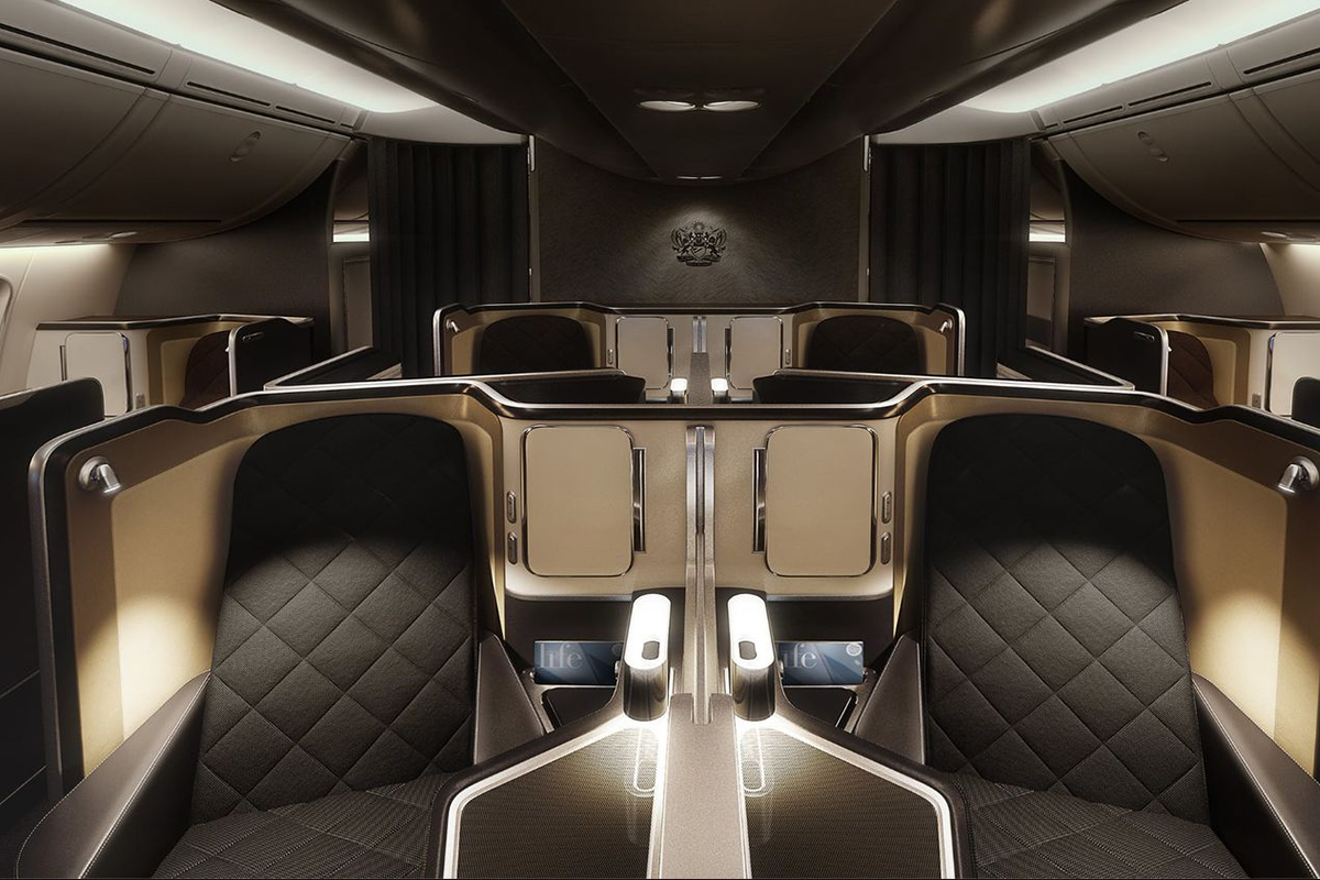 First Class With Sliding Doors On British Airways New Boeing 777 300ER